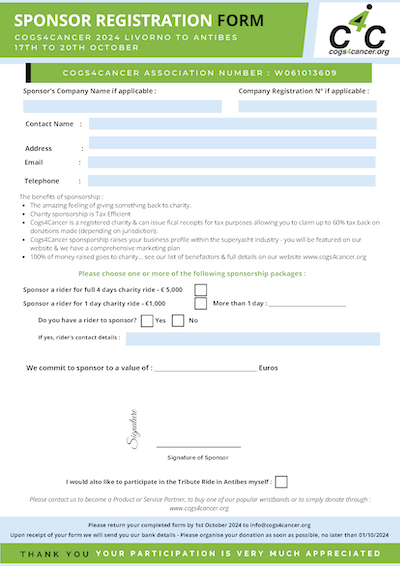 Sponsorship 2024 – cogs4cancer